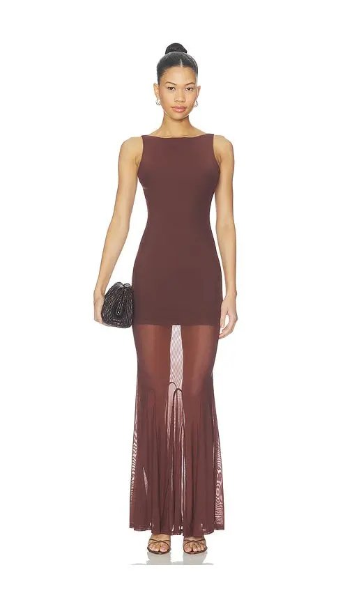 Superdown Auli Maxi Dress - Brown