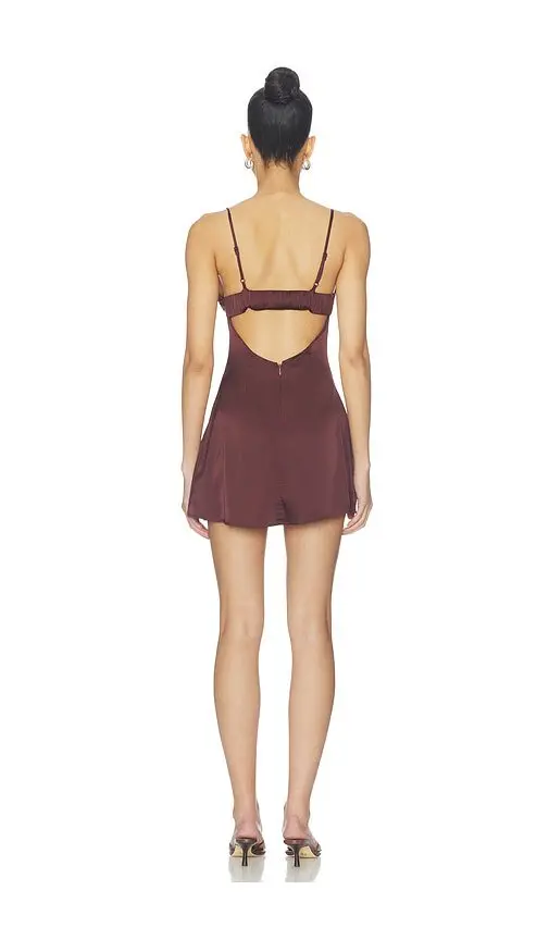 Superdown Claire Mini Dress - Brown