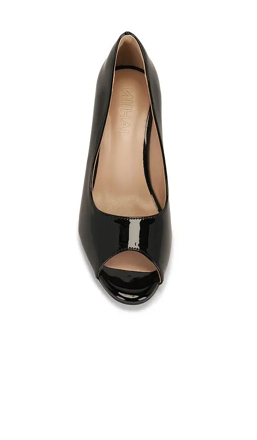 NIIHAI Open Toe Wedge Sandal - Black