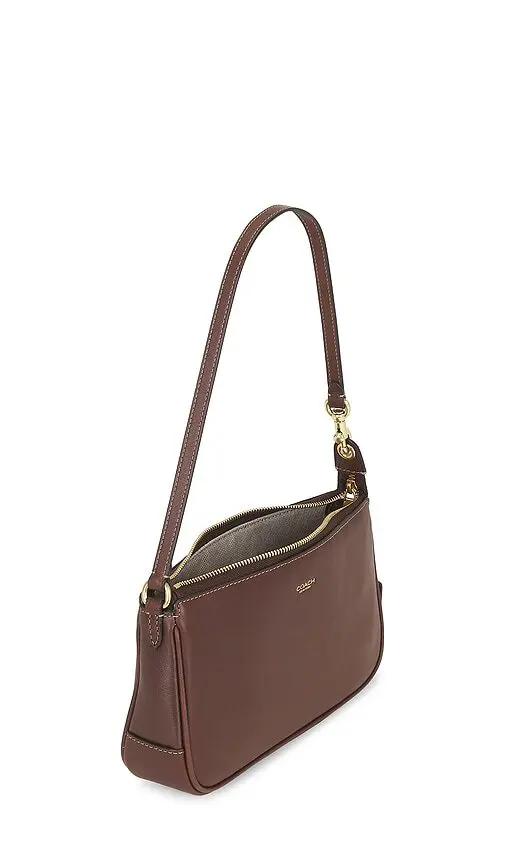 COACH Natural Grain Leather Plaza Bag