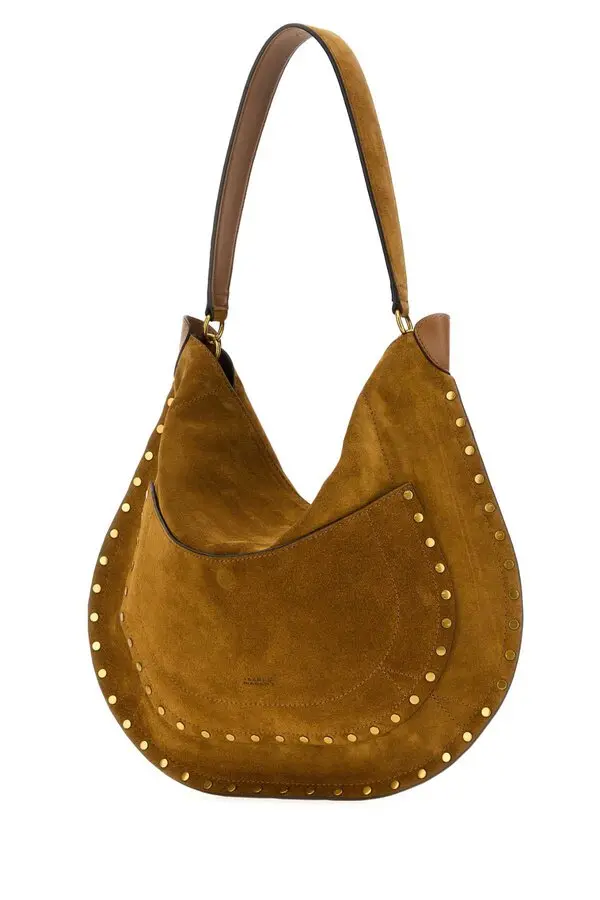 Isabel Marant Étoile Camel Suede Hobo Pocket Shopping Bag