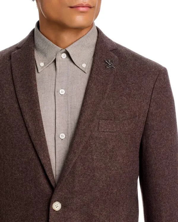 John Varvatos Slim Fit Wool Blend Jersey Sport Coat