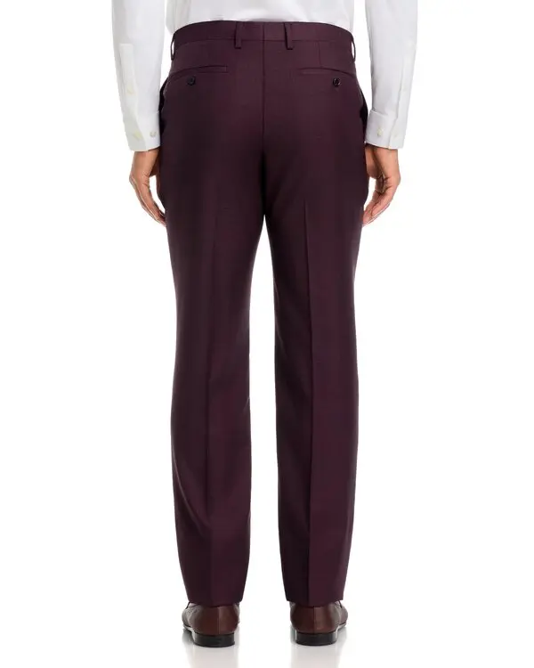 John Varvatos Slim Fit Wool Sharkskin Suit Pants
