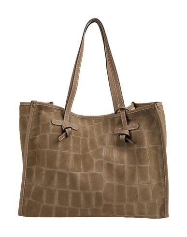 GIANNI CHIARINI Handbag Light Brown Leather - Grey