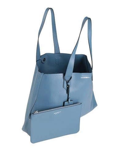Emporio Armani Handbag Azure Cow Leather - Blue