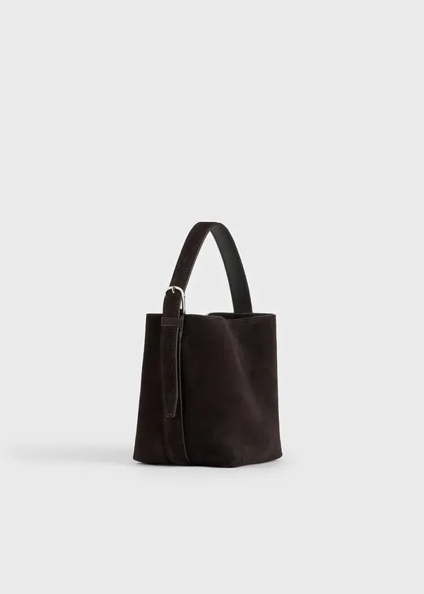 TOTEME Small Belted Suede Tote