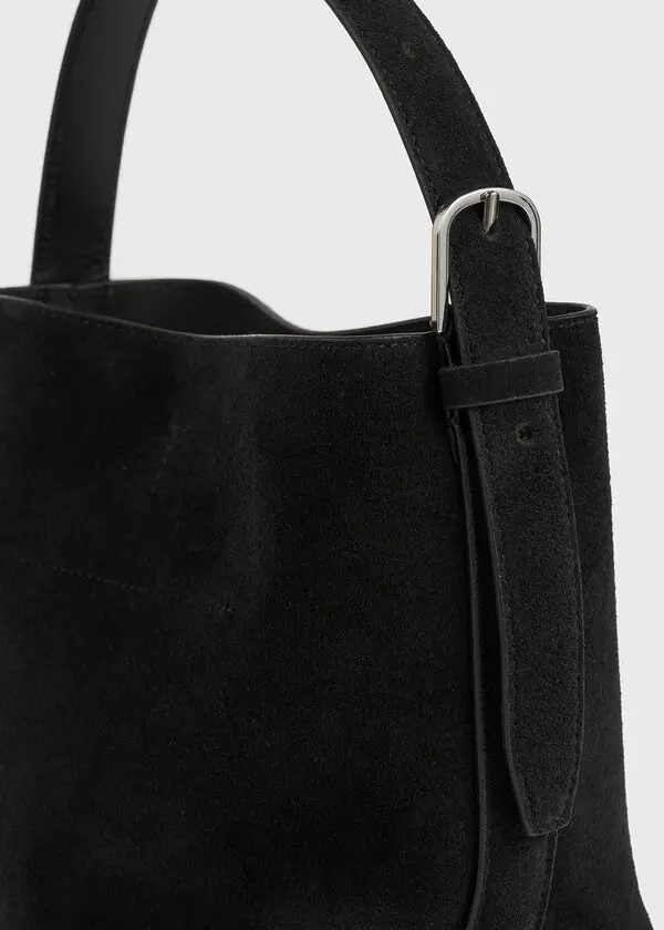 TOTEME Small Belted Suede Tote
