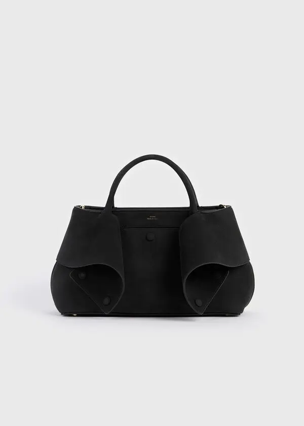 TOTEME Small Mercer Nubuck Tote - Black