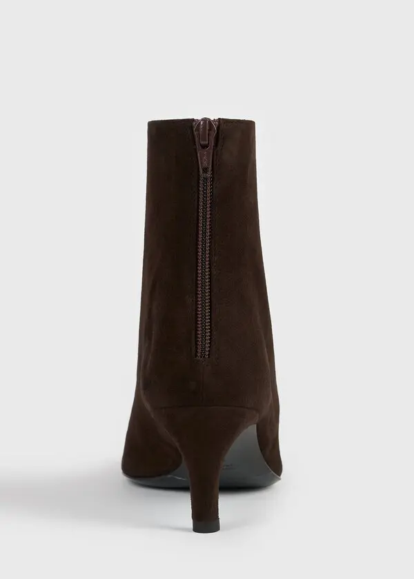TOTEME Soft Suede Ankle Boots