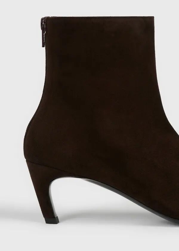 TOTEME Soft Suede Ankle Boots