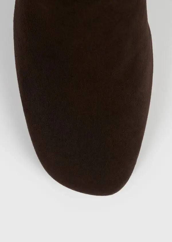 TOTEME Soft Suede Ankle Boots