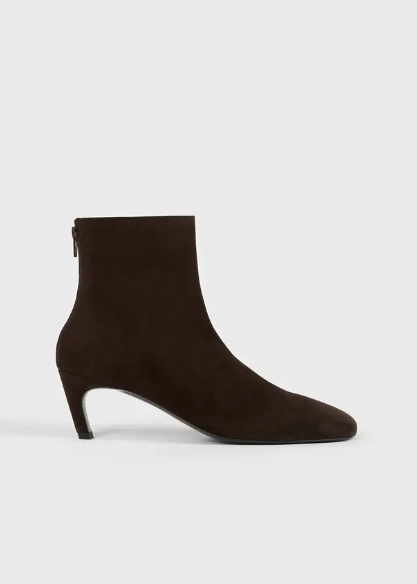 TOTEME Soft Suede Ankle Boots