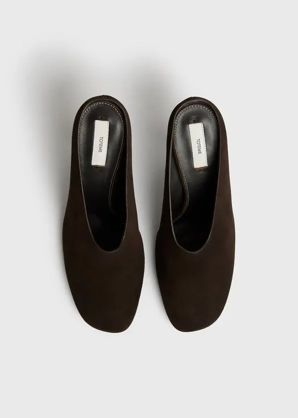 TOTEME Contour Suede Mules