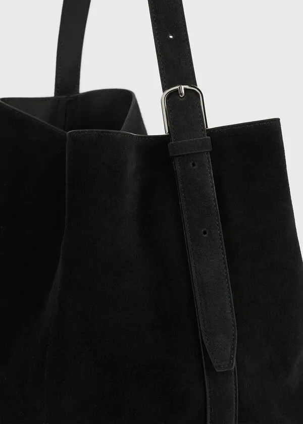 TOTEME Medium Belted Suede Tote