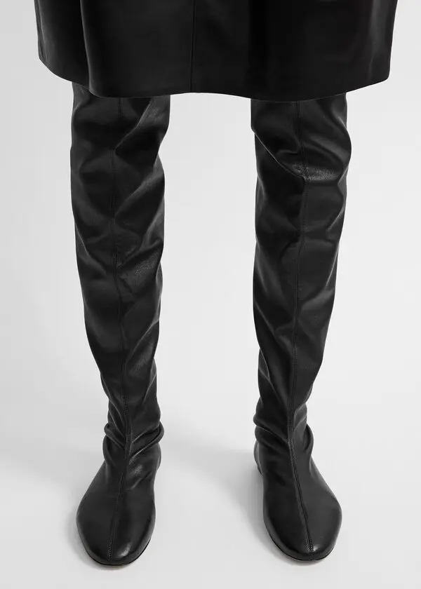 TOTEME Deconstructed Stretch Nappa Boots