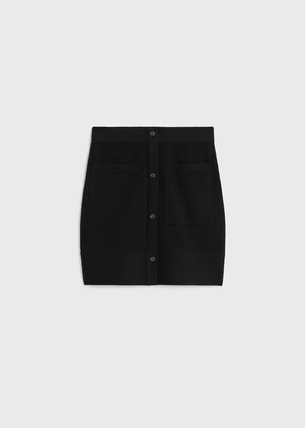 TOTEME Buttoned Cashmere Skirt