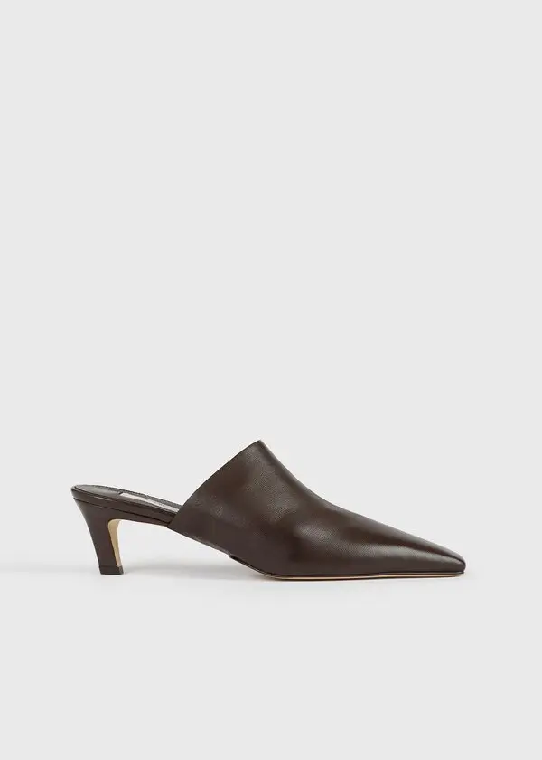 TOTEME Soft Nappa Mules - Bark