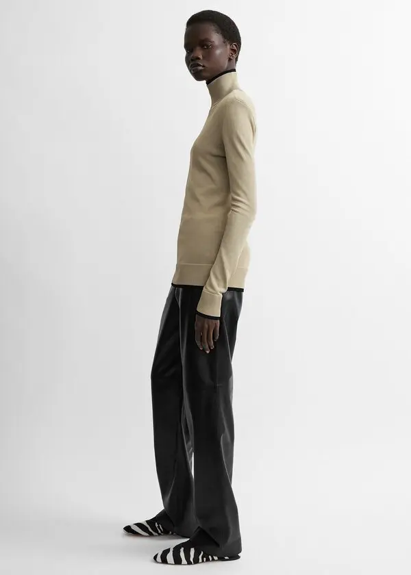 TOTEME Fitted Ribbed Top
