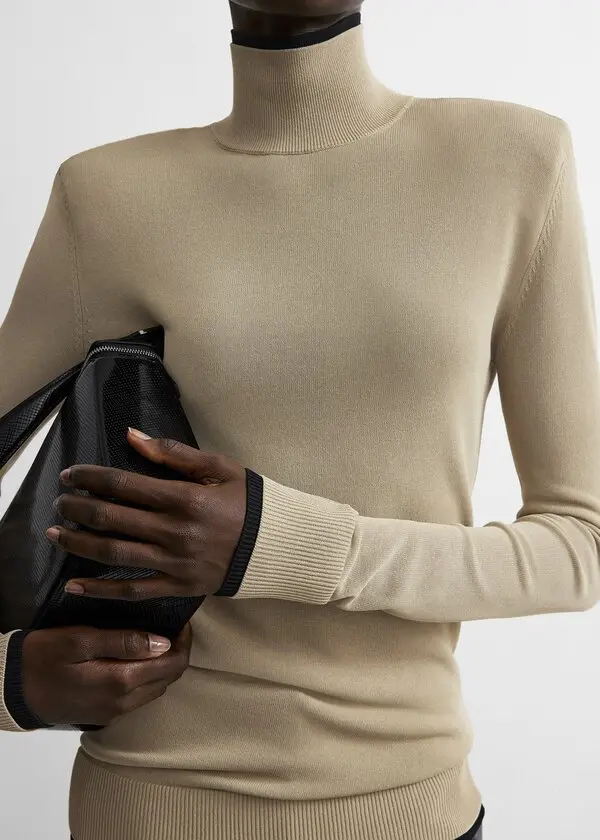 TOTEME Fitted Ribbed Top