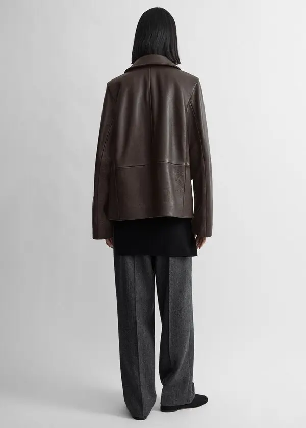 TOTEME Grained Leather Jacket
