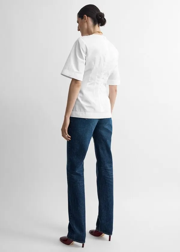 TOTEME Sculptural Cotton Top