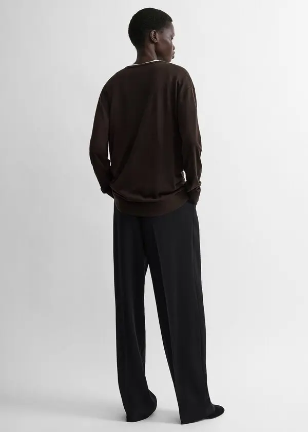 TOTEME Fine V-neck Knit