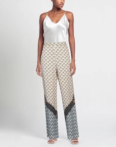 Etro Pants Ivory Size Viscose, Elastane