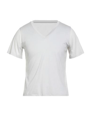 Majestic Filatures T-shirt Size Silk, Organic Cotton - Light Grey