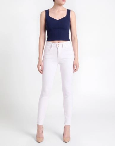 Guess Jeans Ivory Size Cotton, Elastomultiester, Elastane