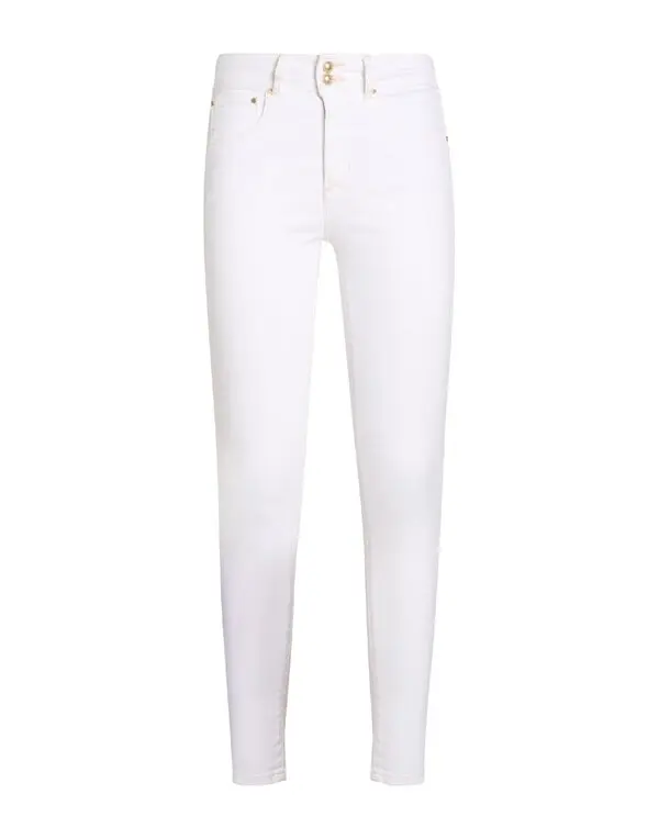Guess Jeans Ivory Size Cotton, Elastomultiester, Elastane