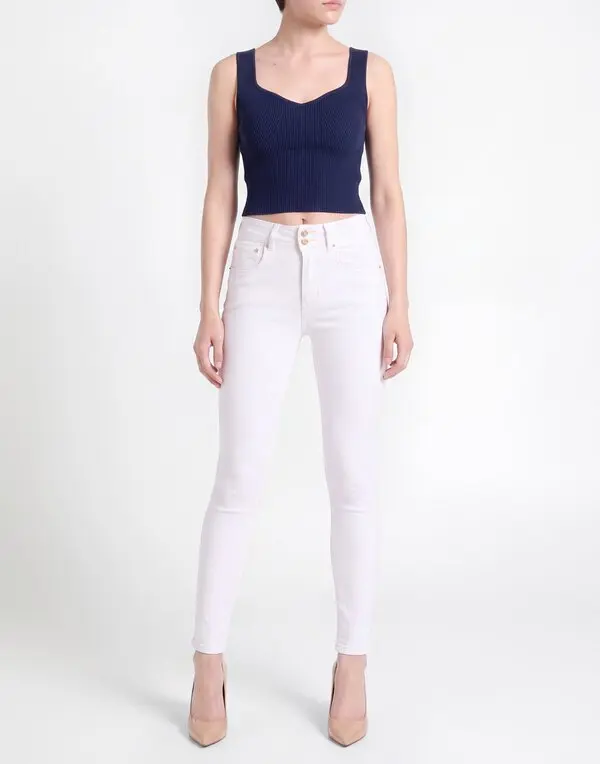 Guess Jeans Ivory Size Cotton, Elastomultiester, Elastane