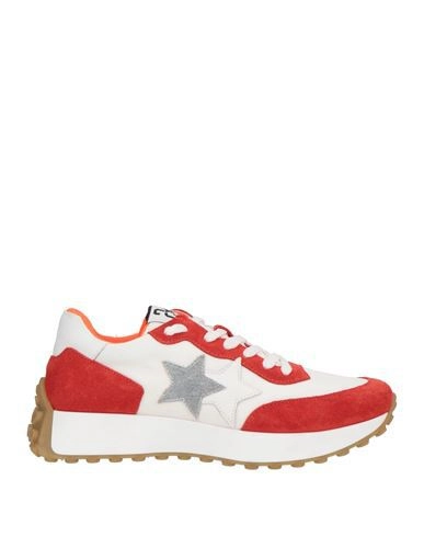 2STAR Sneakers Size Leather, Textile Fibers