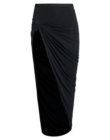 Rick Owens Maxi Skirt Size Modal, Cashmere, Elastane - Black