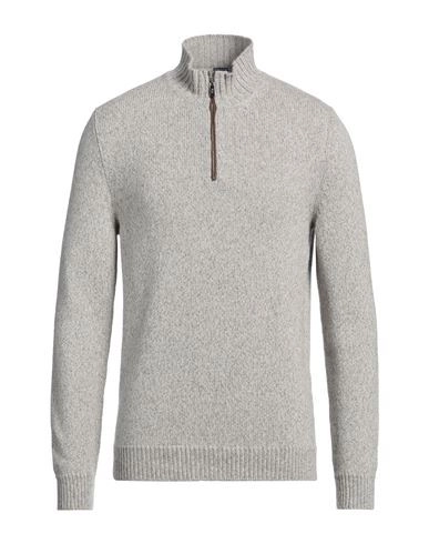 Fedeli Turtleneck Light Size Cashmere, Leather - Grey