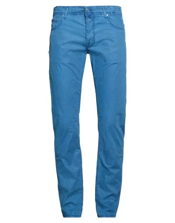 JACOB COHЁN Pants Deep Teal Size Cotton, Lyocell, Elastane