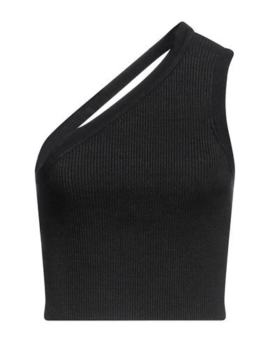 Jacquemus Top Size Linen, Polyamide, Elastane - Black