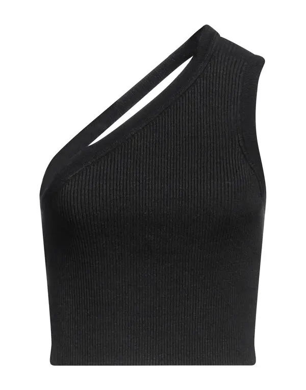 Jacquemus Top Size Linen, Polyamide, Elastane - Black