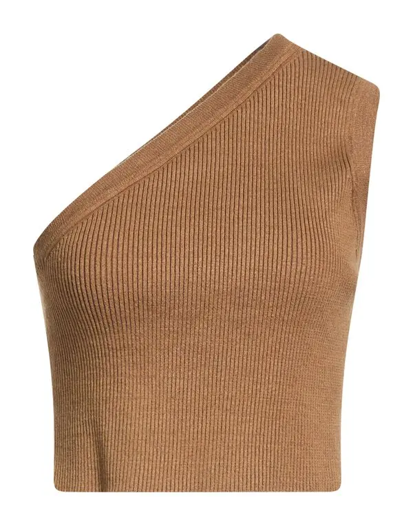 Jacquemus One-shoulder Knit Top - Brown