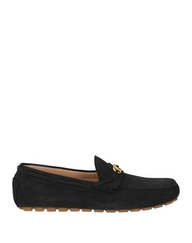 Valentino Garavani Leather Driving Loafers - Black