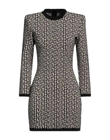 Balmain Mini Dress Size Wool, Viscose, Polyamide, Elastane