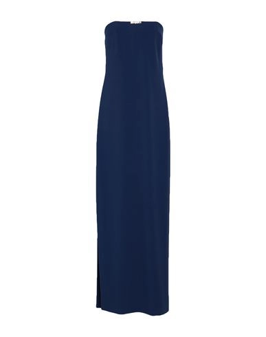 Elisabetta Franchi Strapless Crepe Maxi Gown