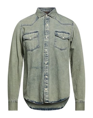 MOORER Denim Shirt Size Cotton, Linen