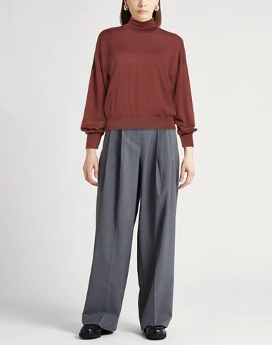 Peserico Turtleneck Brick Size Virgin Wool