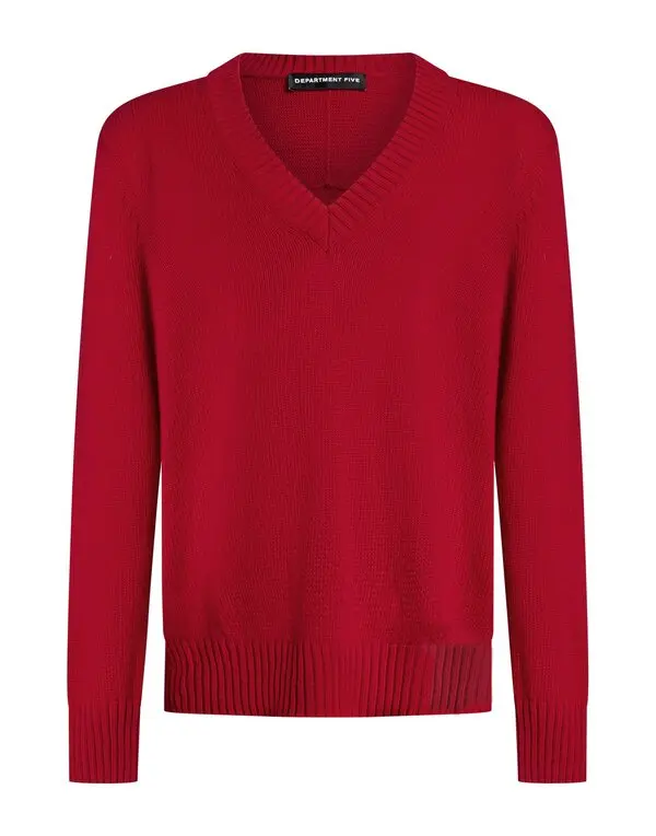 DEPARTMENT 5 Sweater Size Wool - Red