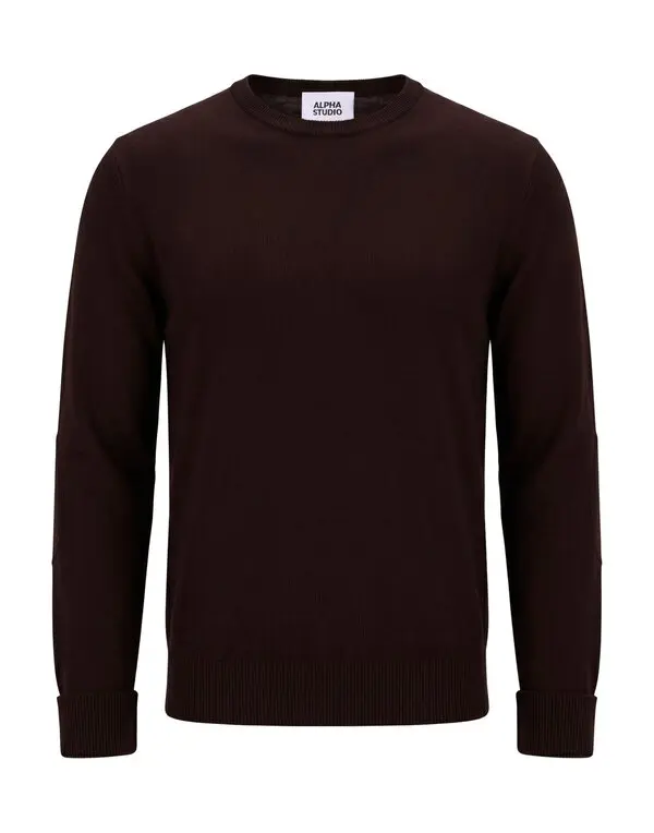 Alpha Studio Sweater Dark Size Wool