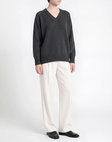 ARAGONA Cashmere Heavy-weight Knit V-neck Sweater