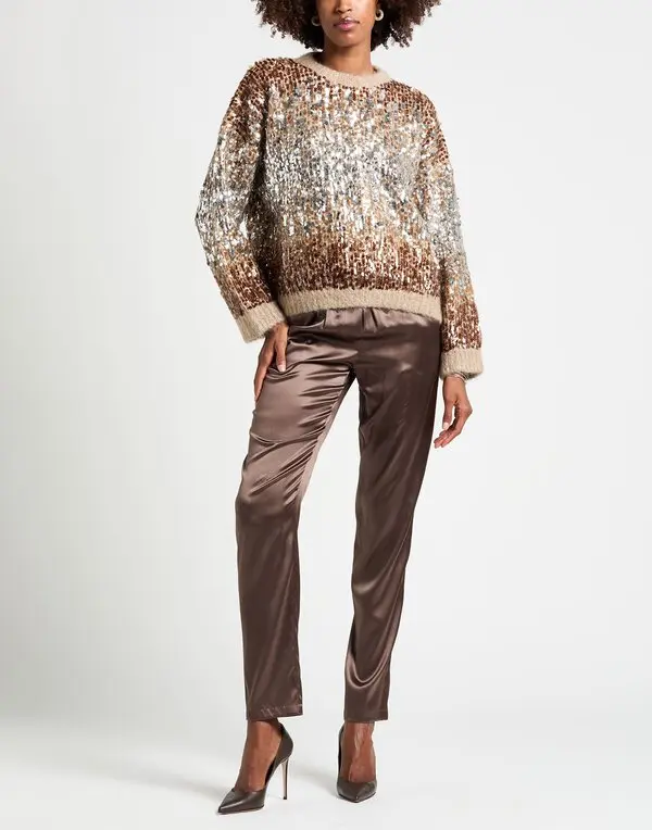 Brunello Cucinelli Sweater Sand Size Mohair Wool, Polyamide, Wool