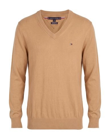 Tommy Hilfiger Sweater Camel Size Cotton, Cashmere