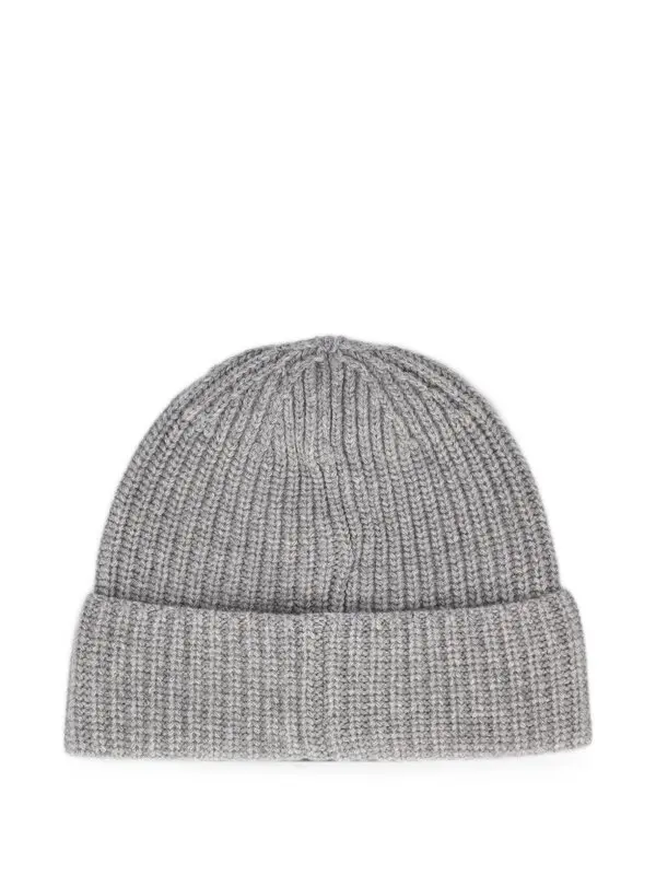 Stone Island Logo Wool Beanie