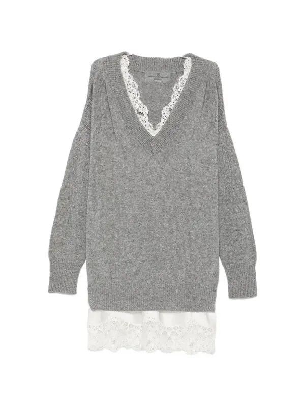 Ermanno Scervino Cashmere Mini Dress